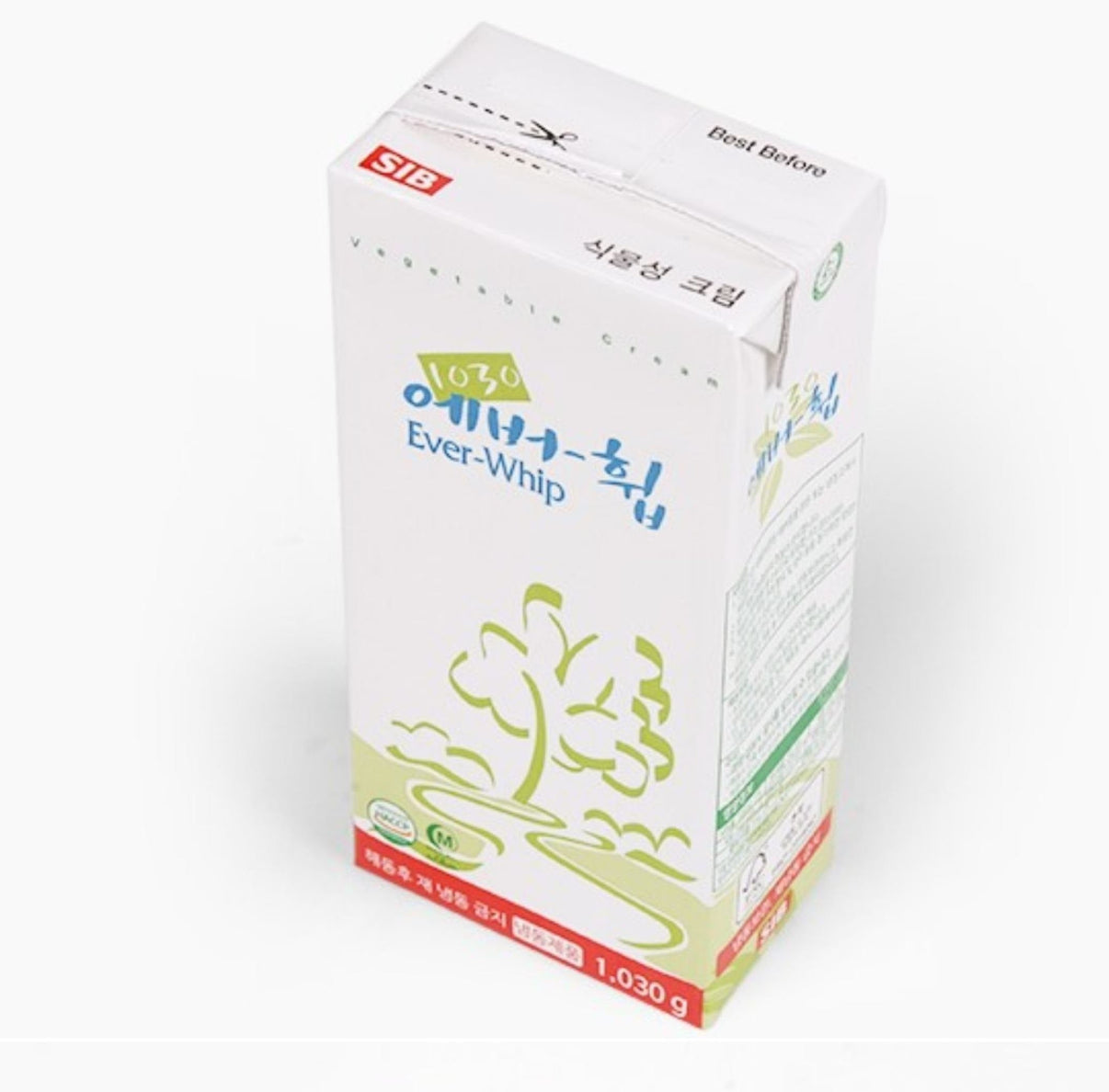 Everwhip NON DAIRY WHIPPING CREAM 1 Liter - Sugar free, Vegetarian ...