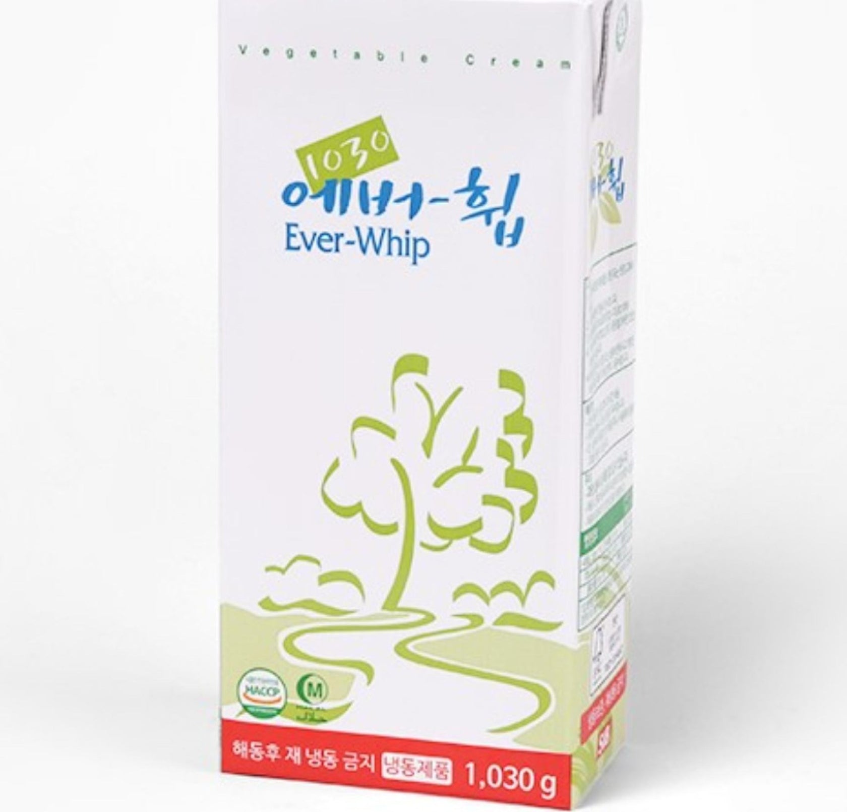Everwhip NON DAIRY WHIPPING CREAM 1 Liter - Sugar free, Vegetarian ...