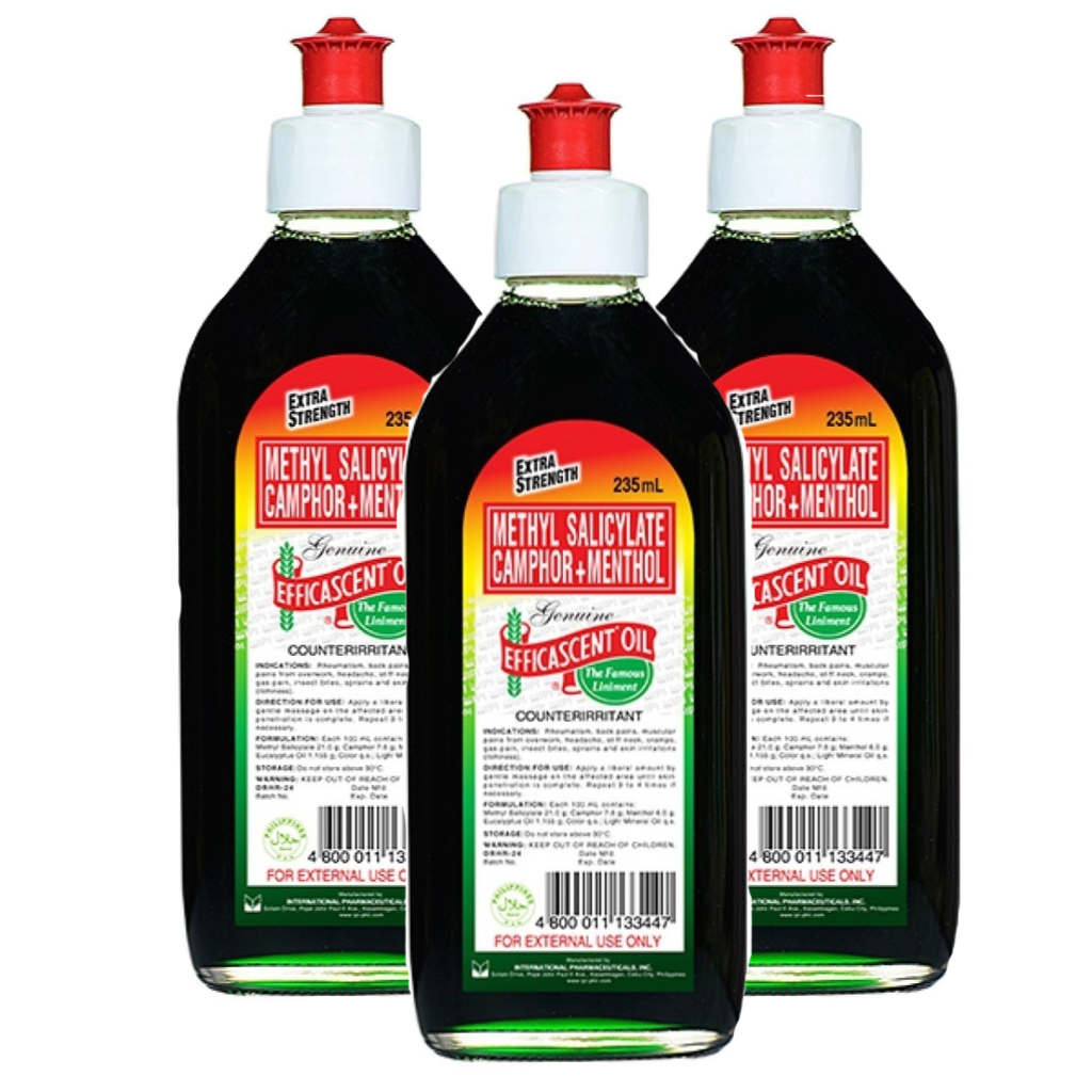Efficascent Oil Extra Strength 235mL x 3 bottles – ATIS.ph