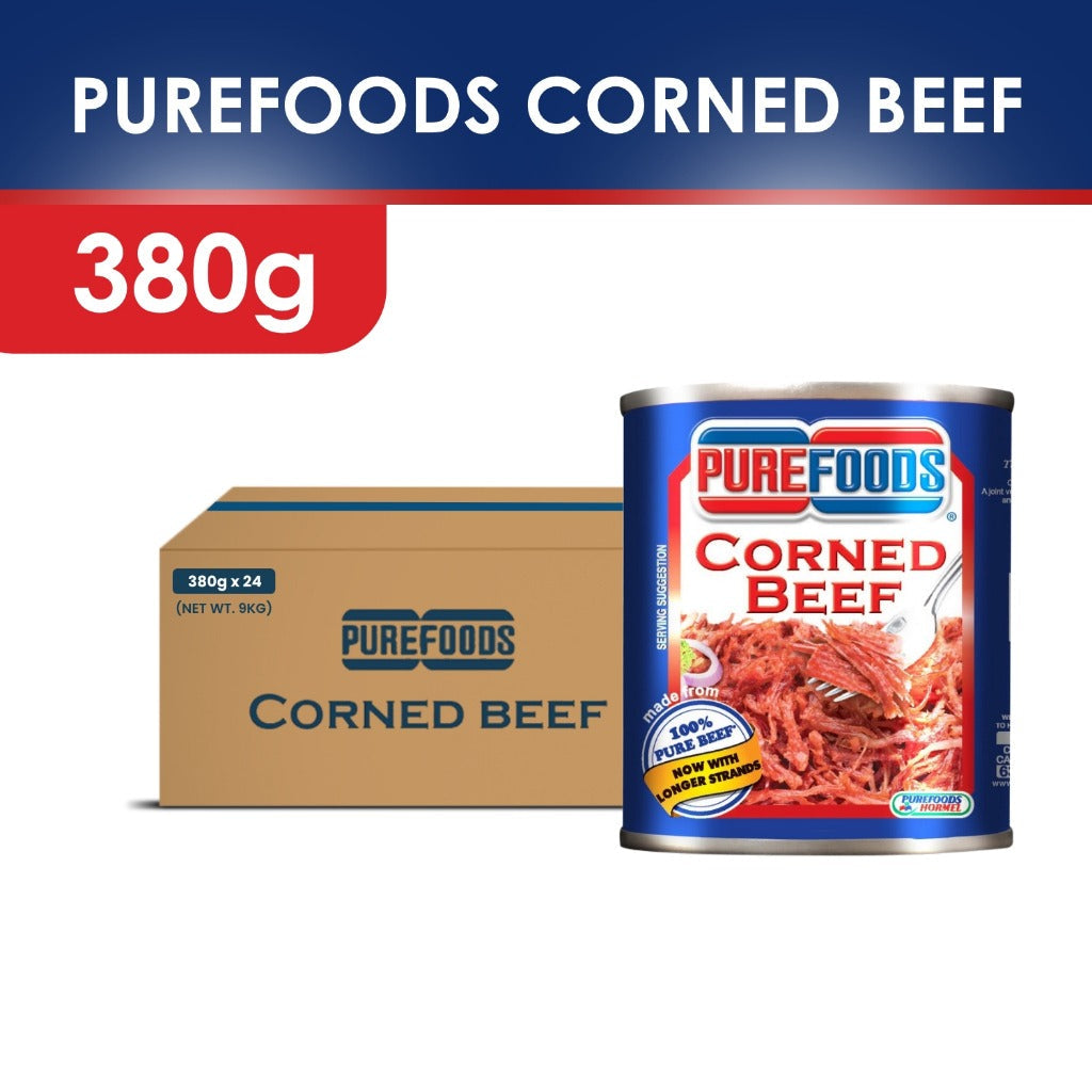 1 CASE - PUREFOODS Corned Beef (380g x 24) – ATIS.ph