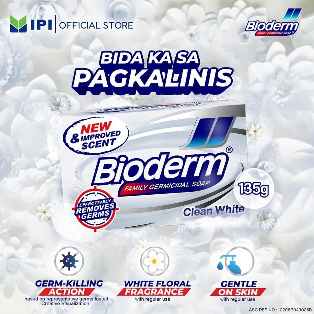 Bioderm Soap Clean White 135g Box- [Bundle of 5] – ATIS.ph